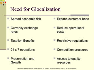 Glocalization: Framework for expanding your business internationally | PPT