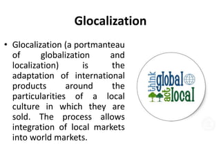 Glocalization - Manu Melwin Joy | PPTX