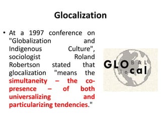Glocalization - Manu Melwin Joy | PPTX