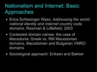 Social Media and Nationalism: Evolving Concepts | PDF
