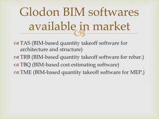Glodon bim software presentation slide | PPTX