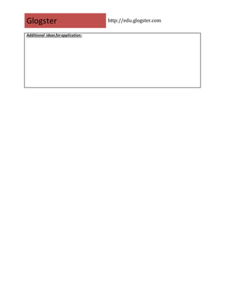 Glogster | PDF