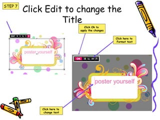 Glogster poster tutorial | PPT