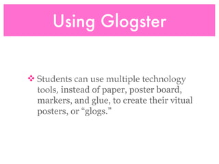 Glogster ppt l.alidon | PPT
