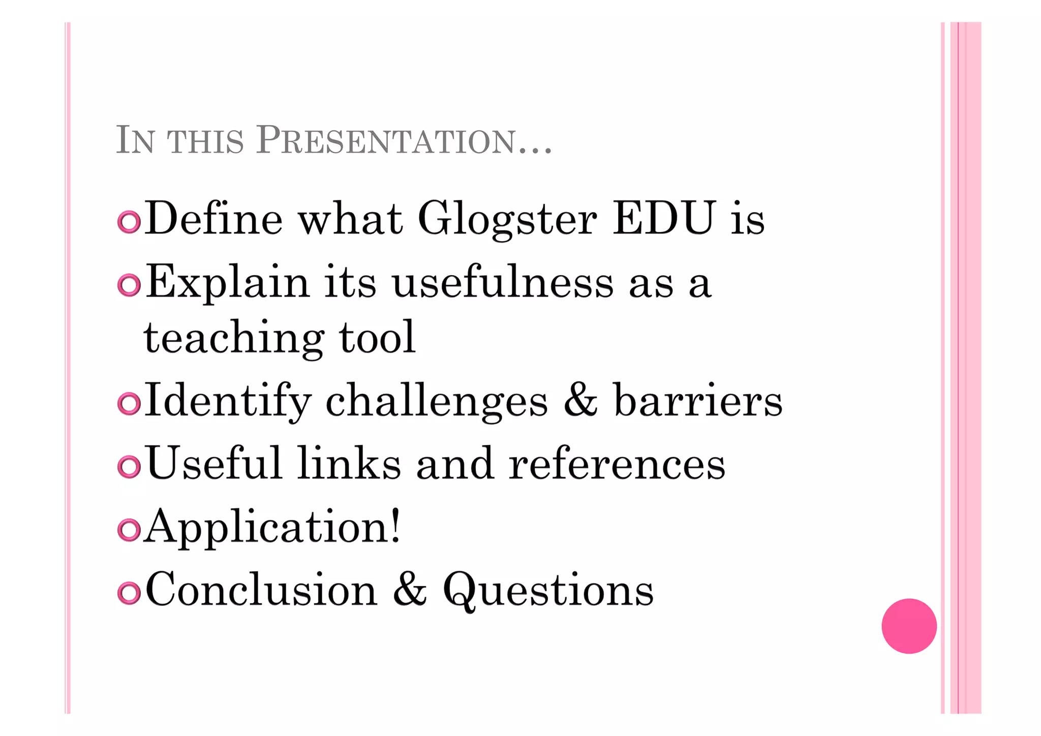 Glogster presentation | PDF