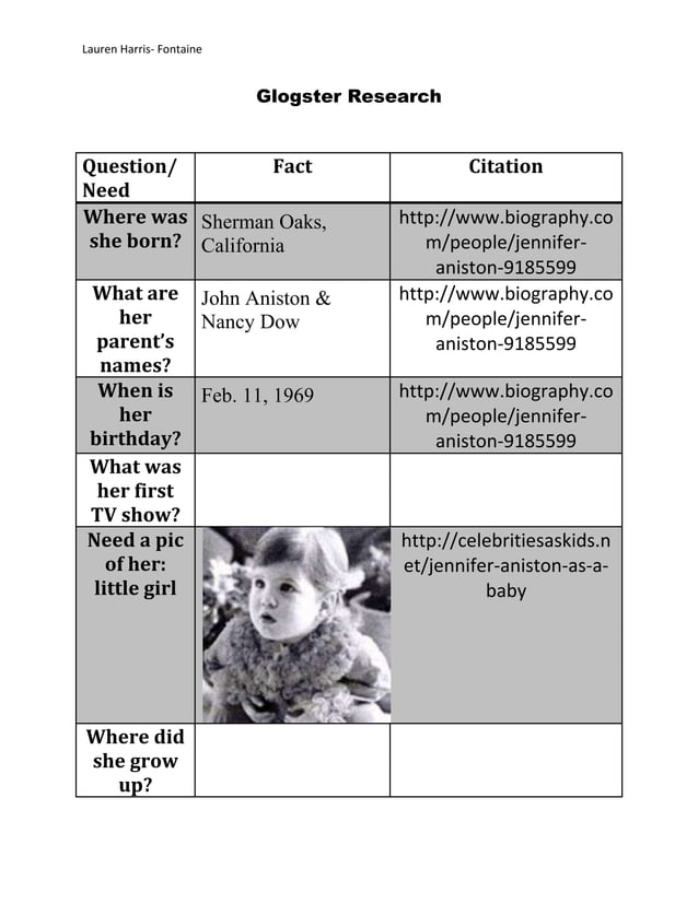 Glogster research | PDF