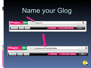 Glogster tutorial | PPT | Technology & Computing