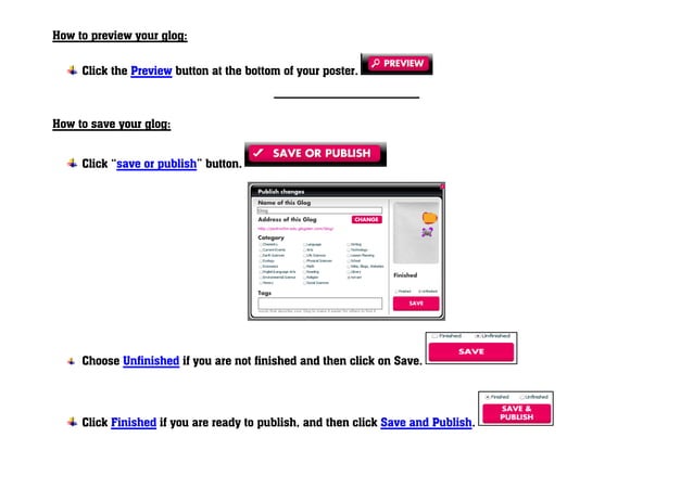 Glogster tutorial | PPT