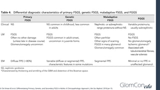 Glom Con: Basics of Focal Segmental Glomerulosclerosis (FSGS) | POTX