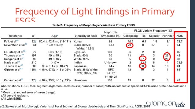 Glom Con: Basics of Focal Segmental Glomerulosclerosis (FSGS) | POTX