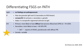 Glom Con: Basics of Focal Segmental Glomerulosclerosis Part 2 | PPT