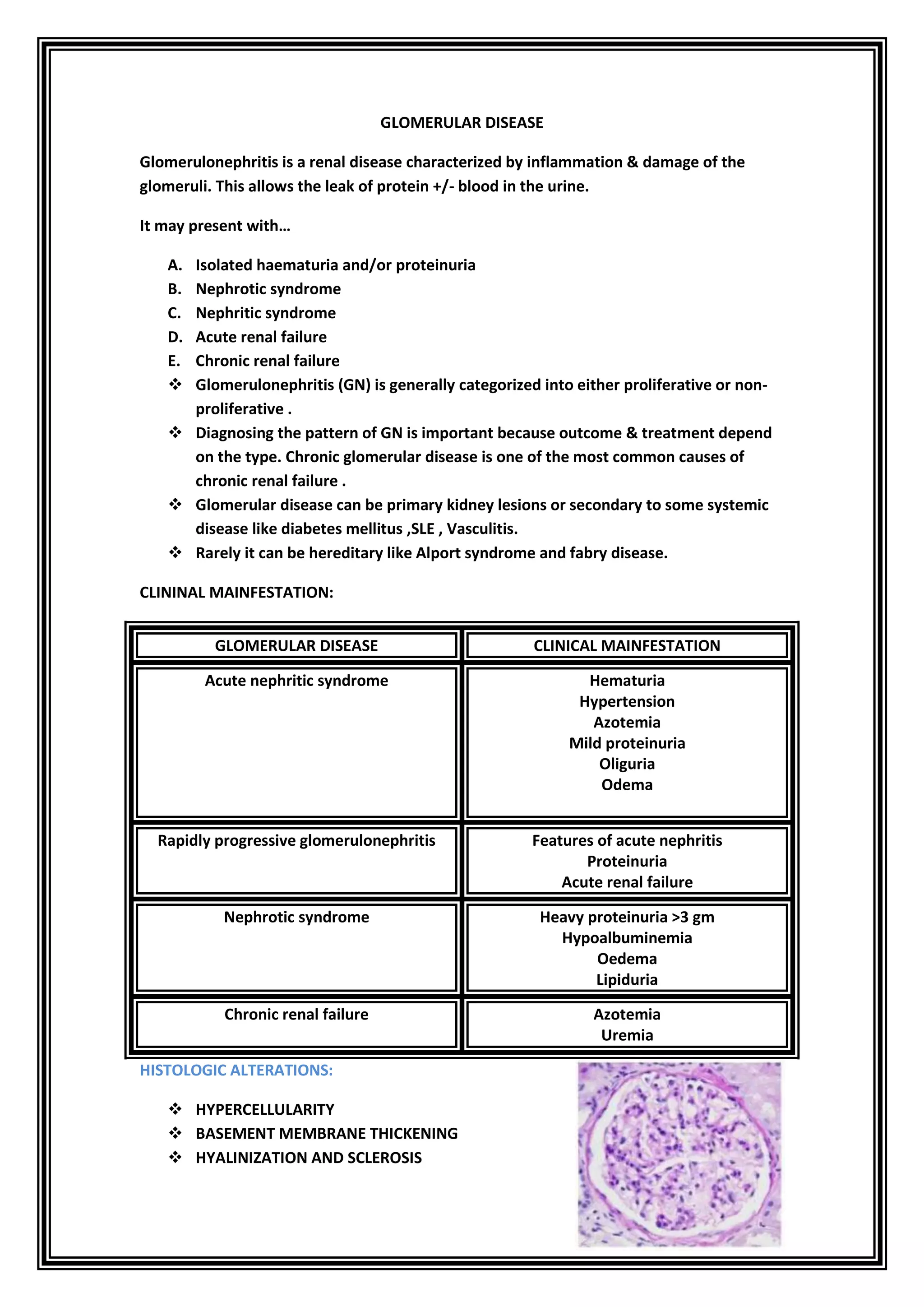 Glomerular disease postgraduate magdi sasi 2019 | PDF