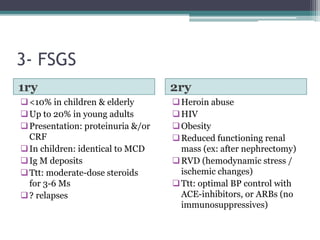 Glomerulonephritis-associated diseases | PPTX