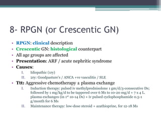 Glomerulonephritis-associated diseases | PPT