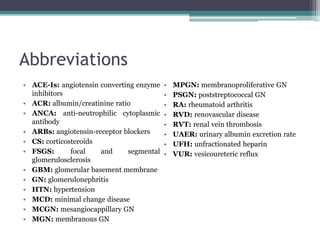 Glomerulonephritis-associated diseases | PPT
