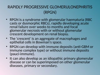 GLOMERULAR DISEASES. HEALTH SYSTEM GUT INF | PPT