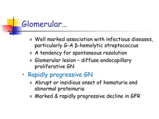 Glomerular Diseases.ppt pediatrics child | PPT