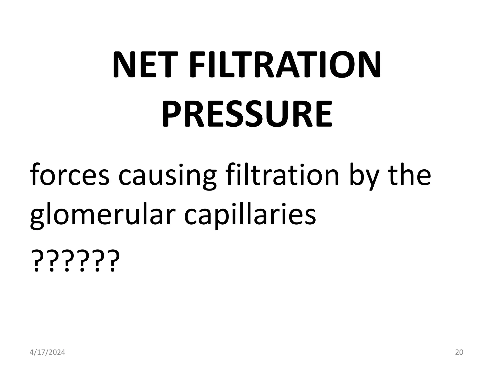 Glomerular Filtration And Determinants Of Glomerular Filtration Pptx