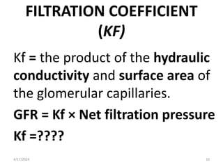 Glomerular Filtration rate and its determinants.pptx