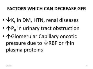 Glomerular Filtration rate and its determinants.pptx