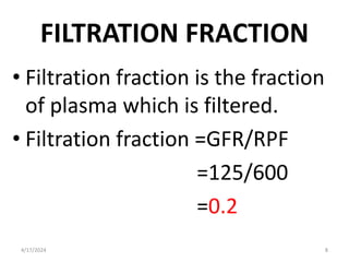 Glomerular Filtration rate and its determinants.pptx