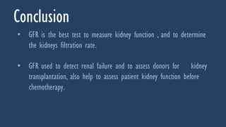 Nuclear Medicine - GFR - Case Study - Procedure | PDF