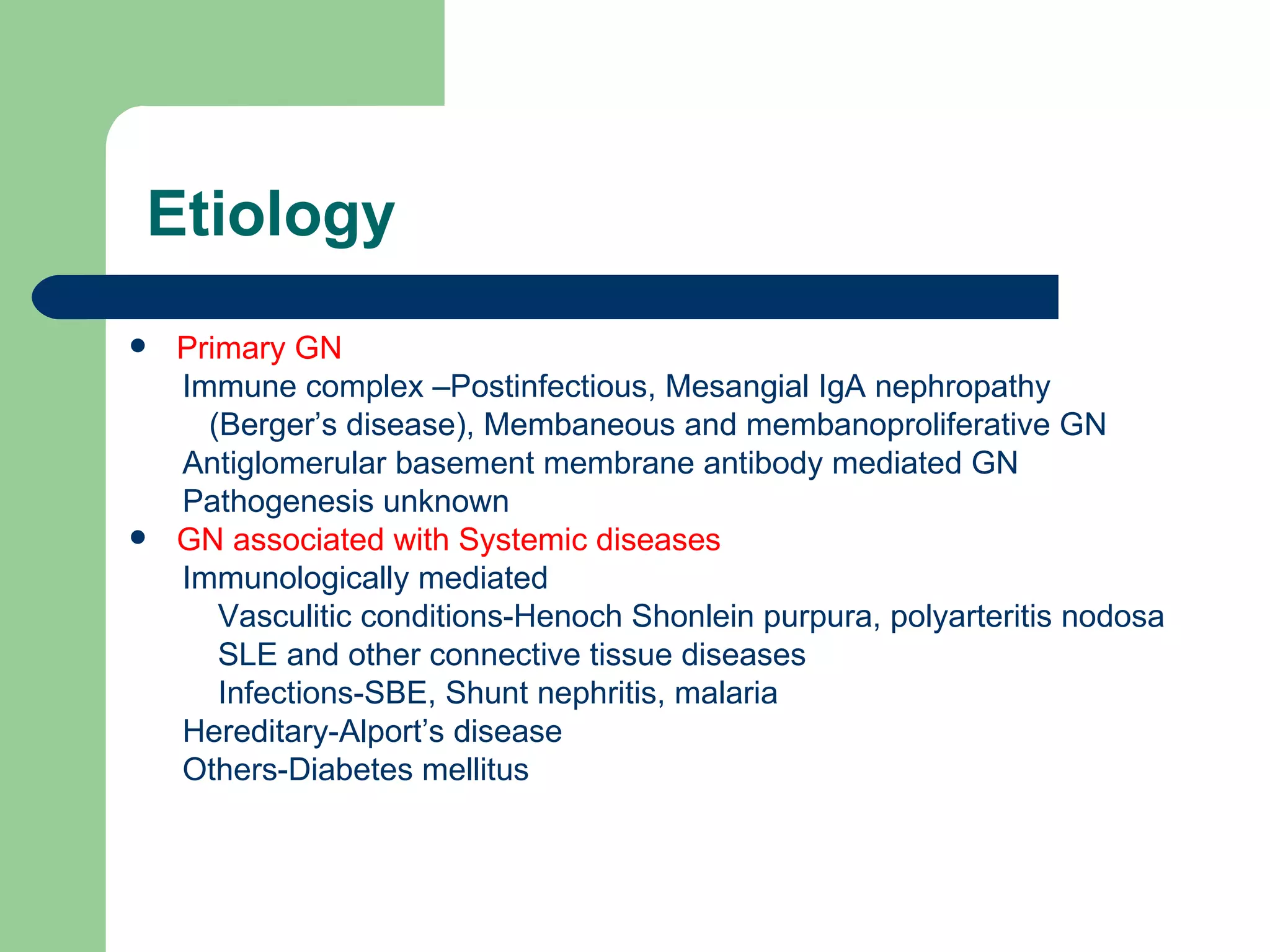 pediatrics.Glomerulonephritis.(dr.adnan hamawandi) | PPT
