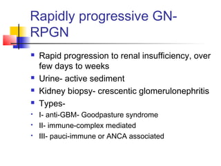 Glomerulonephritis | PPT