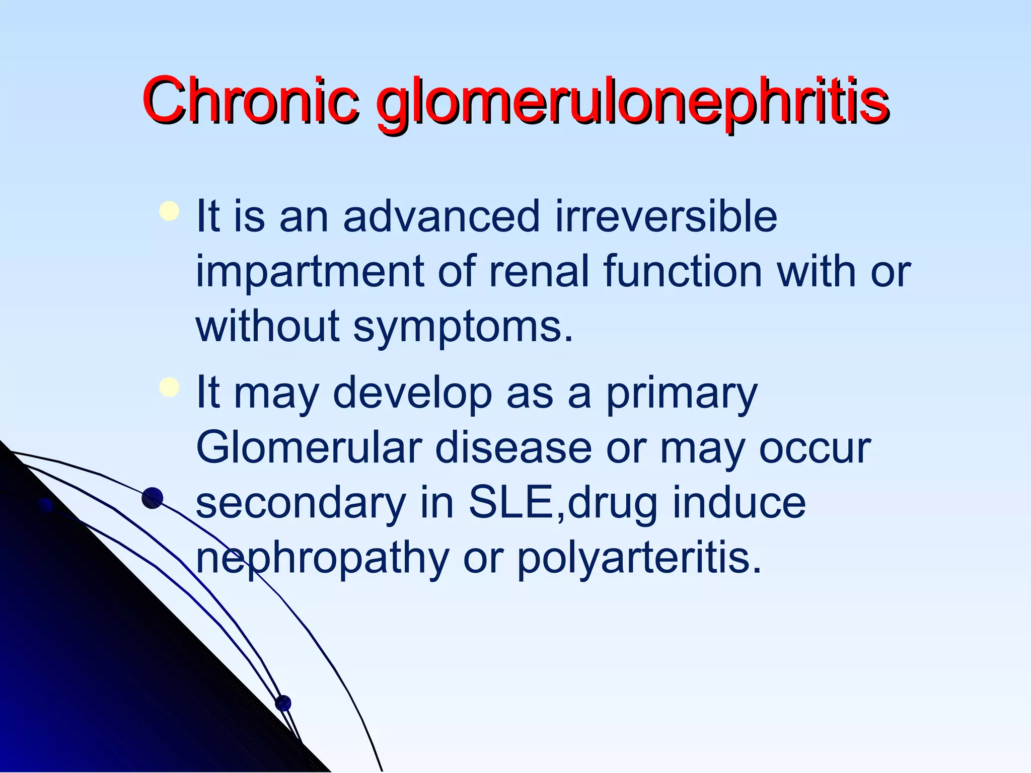 Glomerulonephritis | PPT