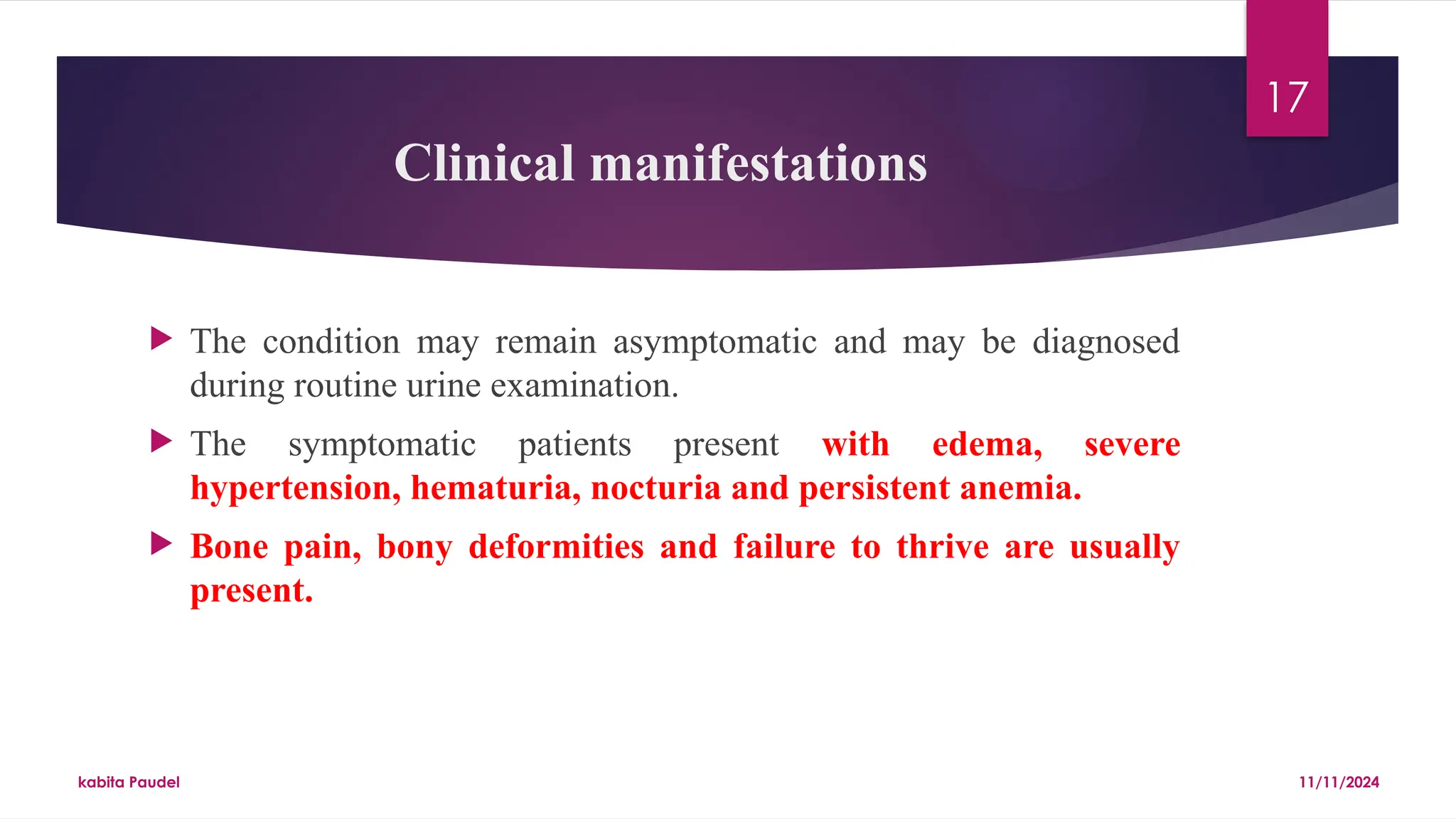 Glomerulonephritis in Pediatric Population .pptx | Infectious Diseases | Diseases and Conditions