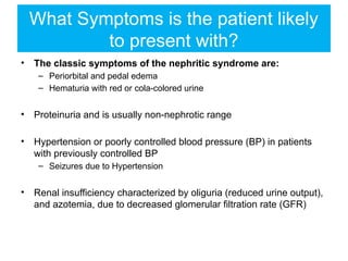 Glomerulonephritis power point presentation | PPT