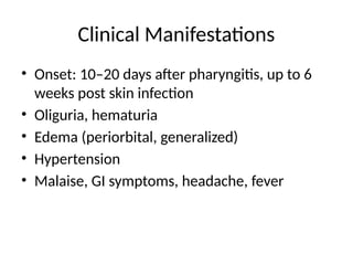 GLOMERULONEPHRITIS in children - Pediatrics | PPTX