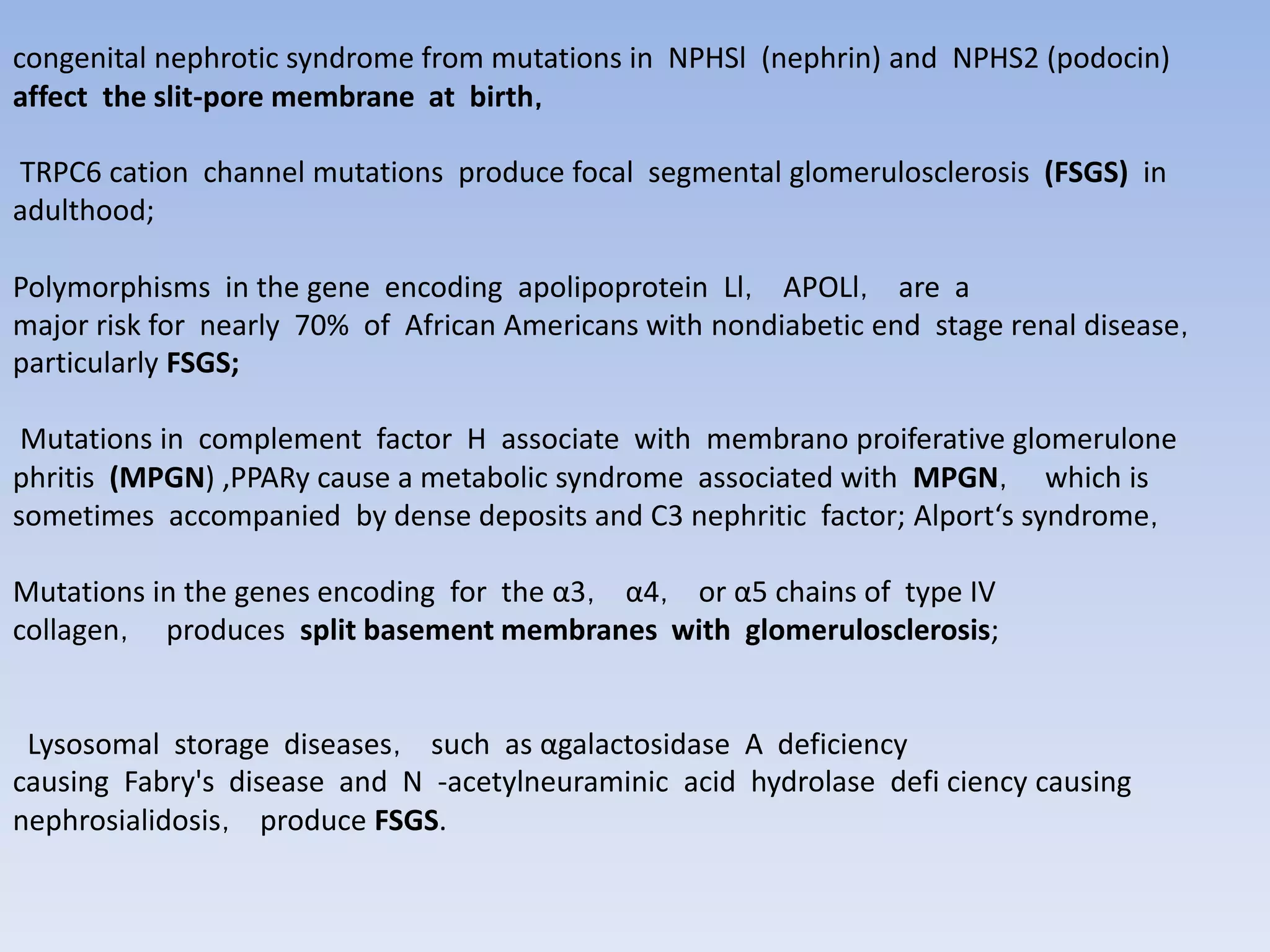 Glomerulonephritis and nephrotic syndrome | PPTX
