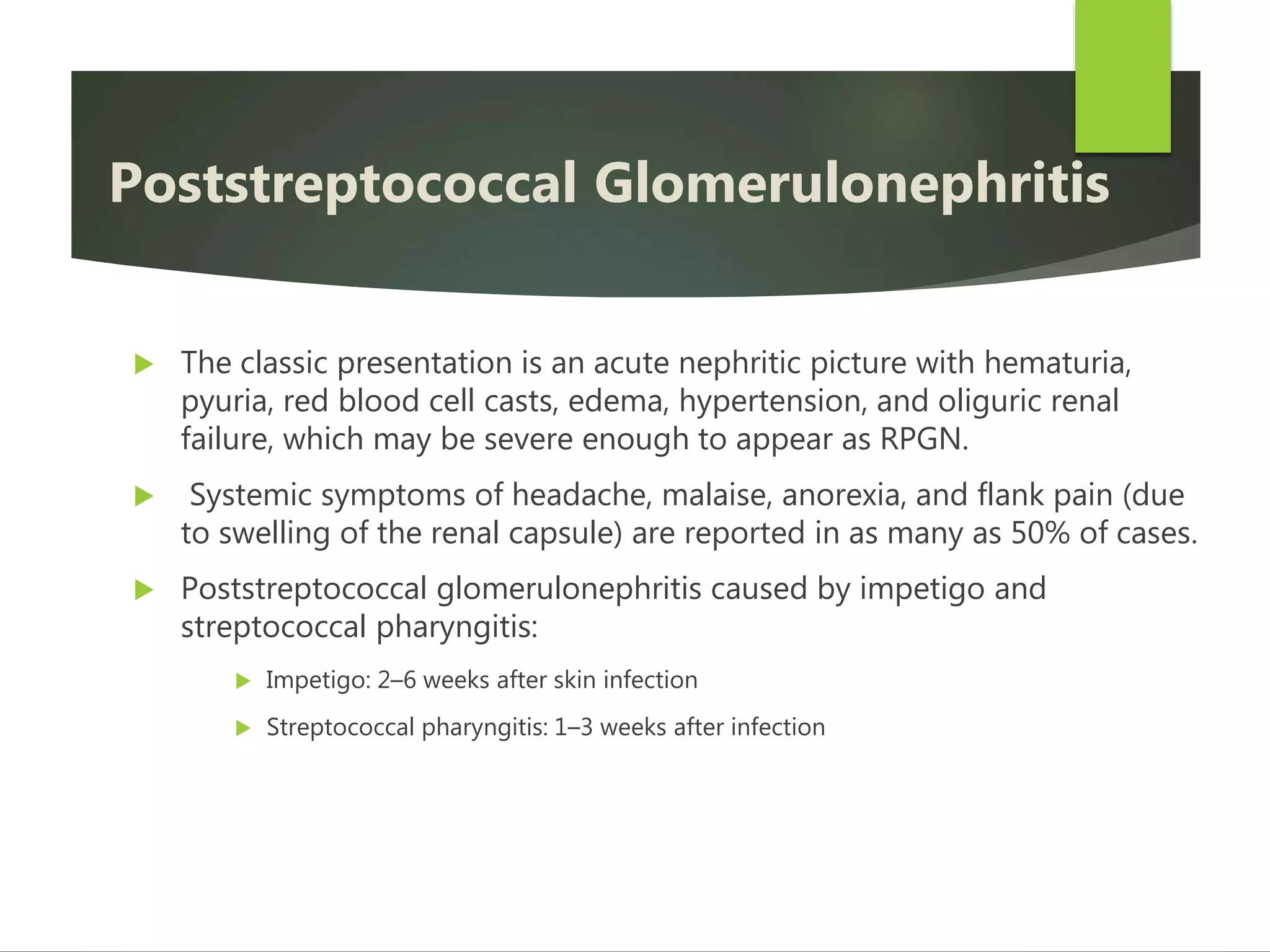Acute Glomerulonephritis | PPTX