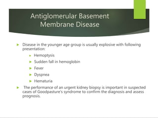Acute Glomerulonephritis | PPTX
