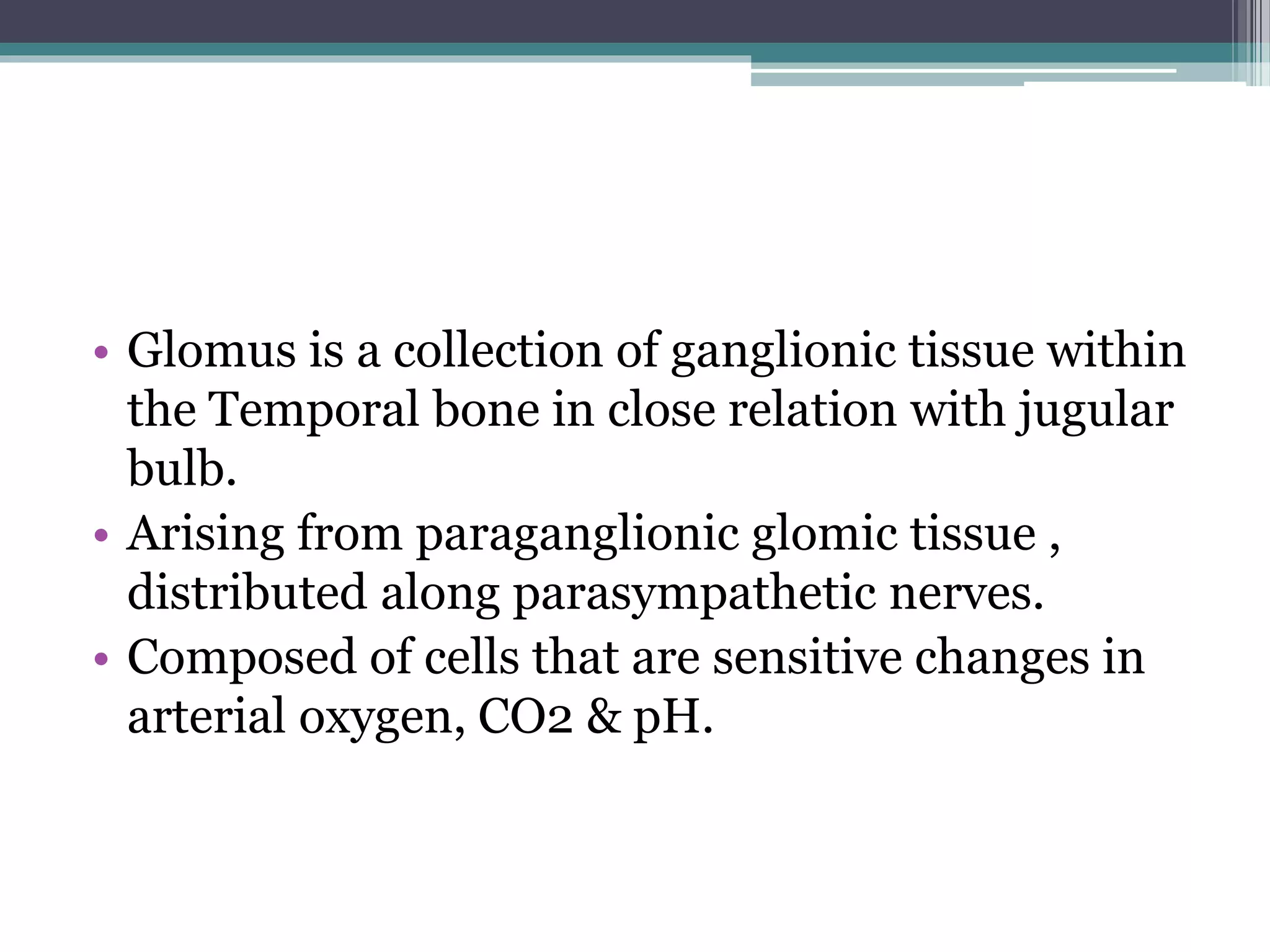 Glomus anatomy n intro | PPTX