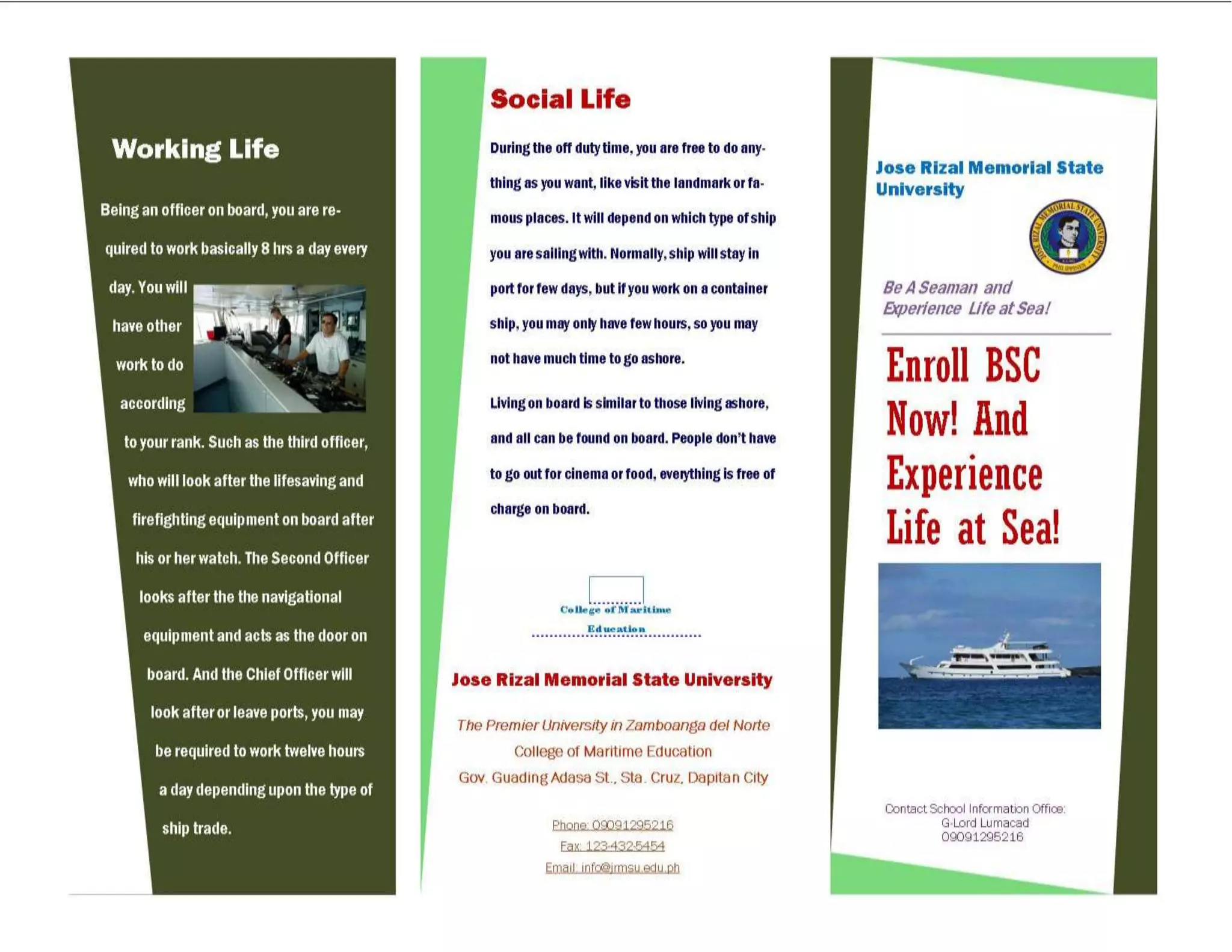 Glord's Brochure || Created by Me Using MS Word | DOCX