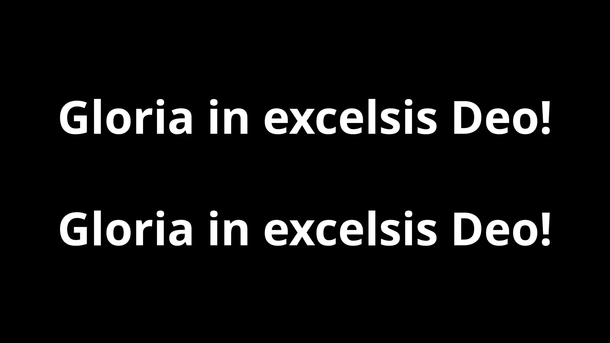 Gloria (In Excelsis Deo) Praise and Worship song | PPTX