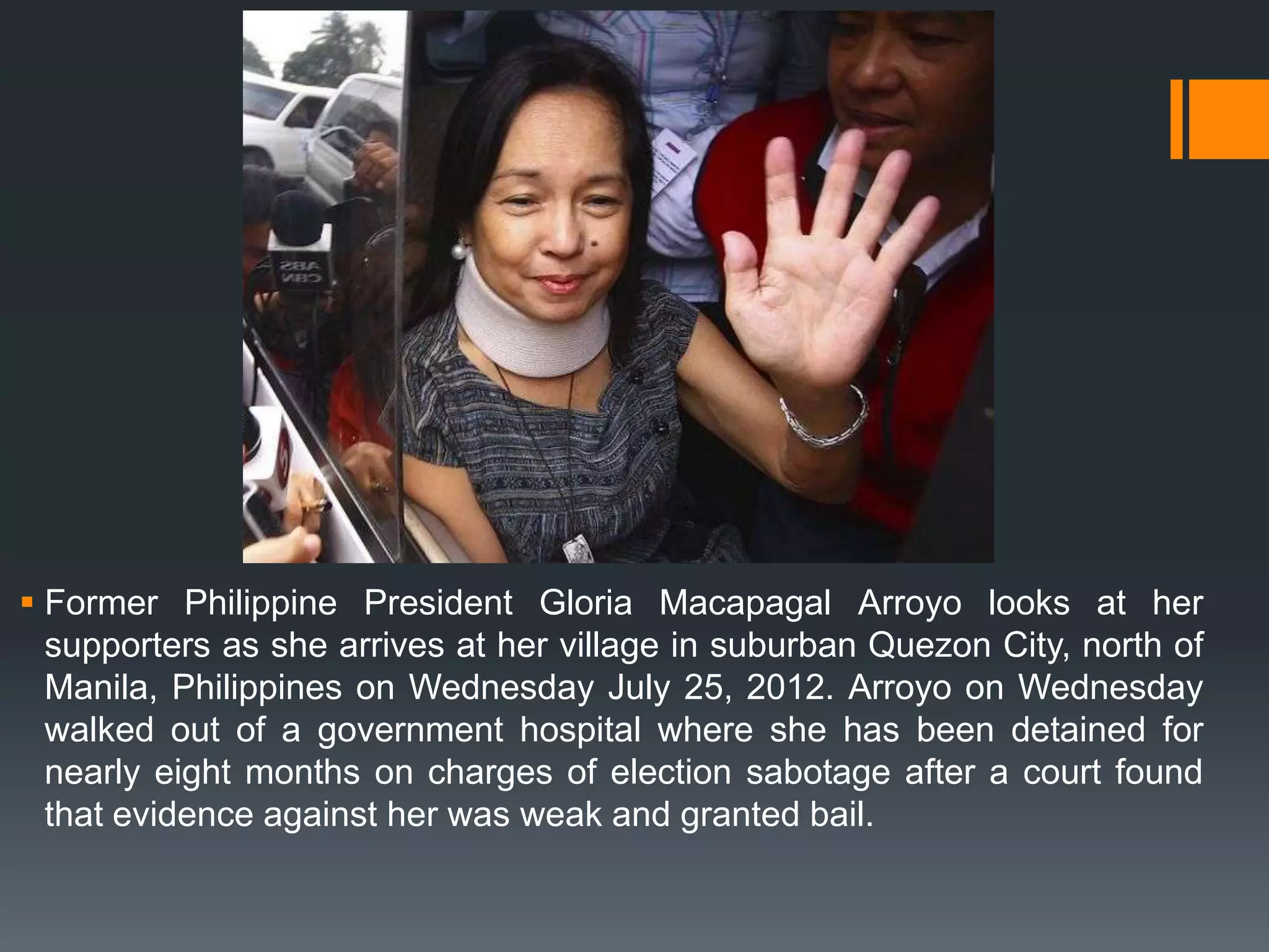 Gloria Macapagal Arroyo Precidency | PPTX