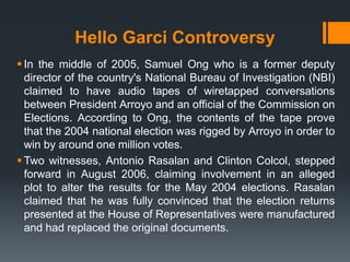 Gloria Macapagal Arroyo Precidency | PPTX