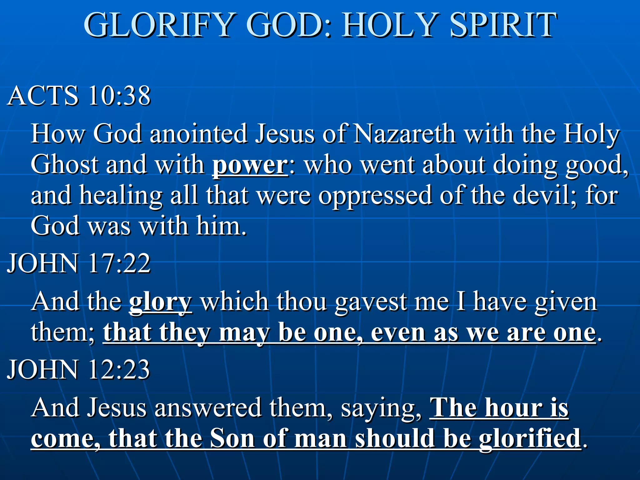 Glorify God | PPT