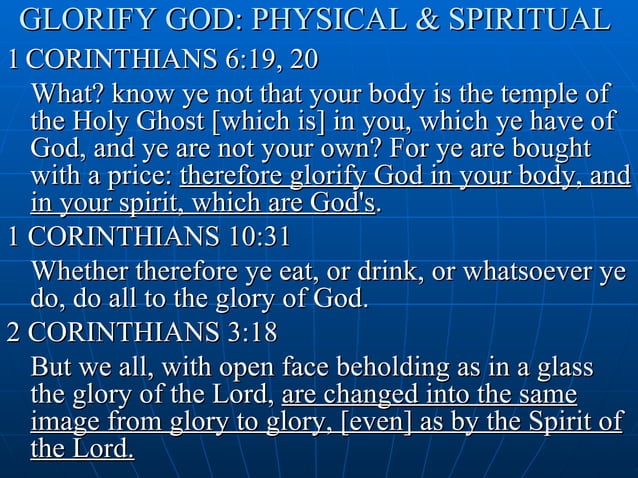 Glorify God | PPT