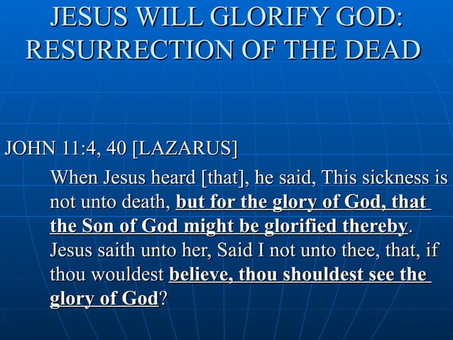 Glorify God | PPT