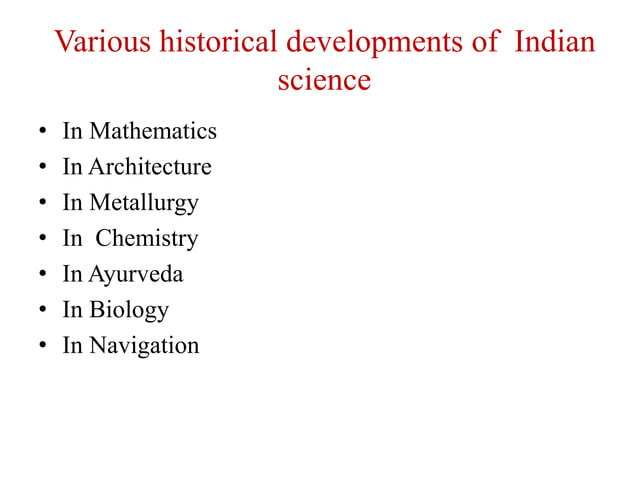 Glorious ancient Indian science | PPT