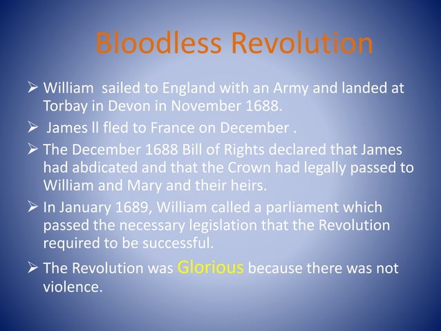 Glorious revolution 1688 | PPTX