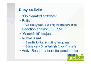 Advanced O/R Mapping with Glorp | PDF