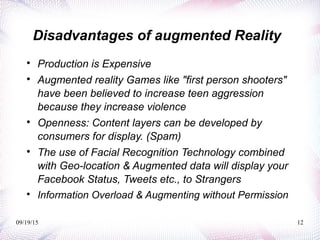 Augmented reality | PPT