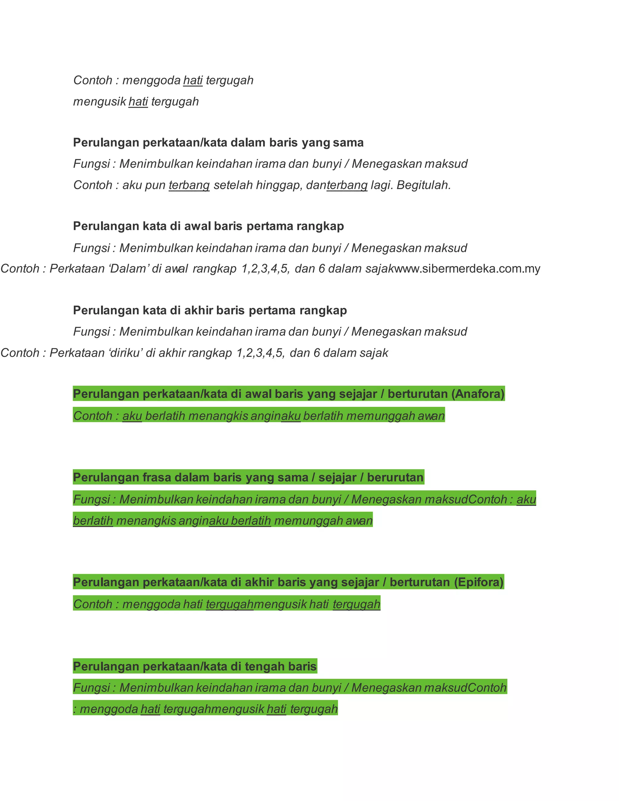 Glosari istilah sastera | DOCX