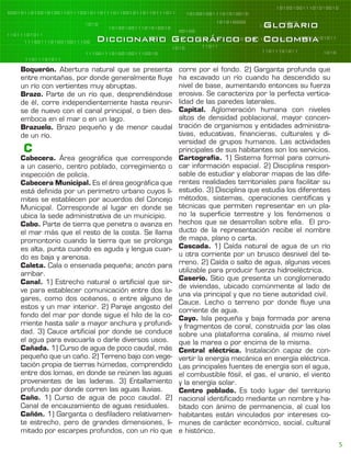 Diccionario geográfico de Colombia | PDF