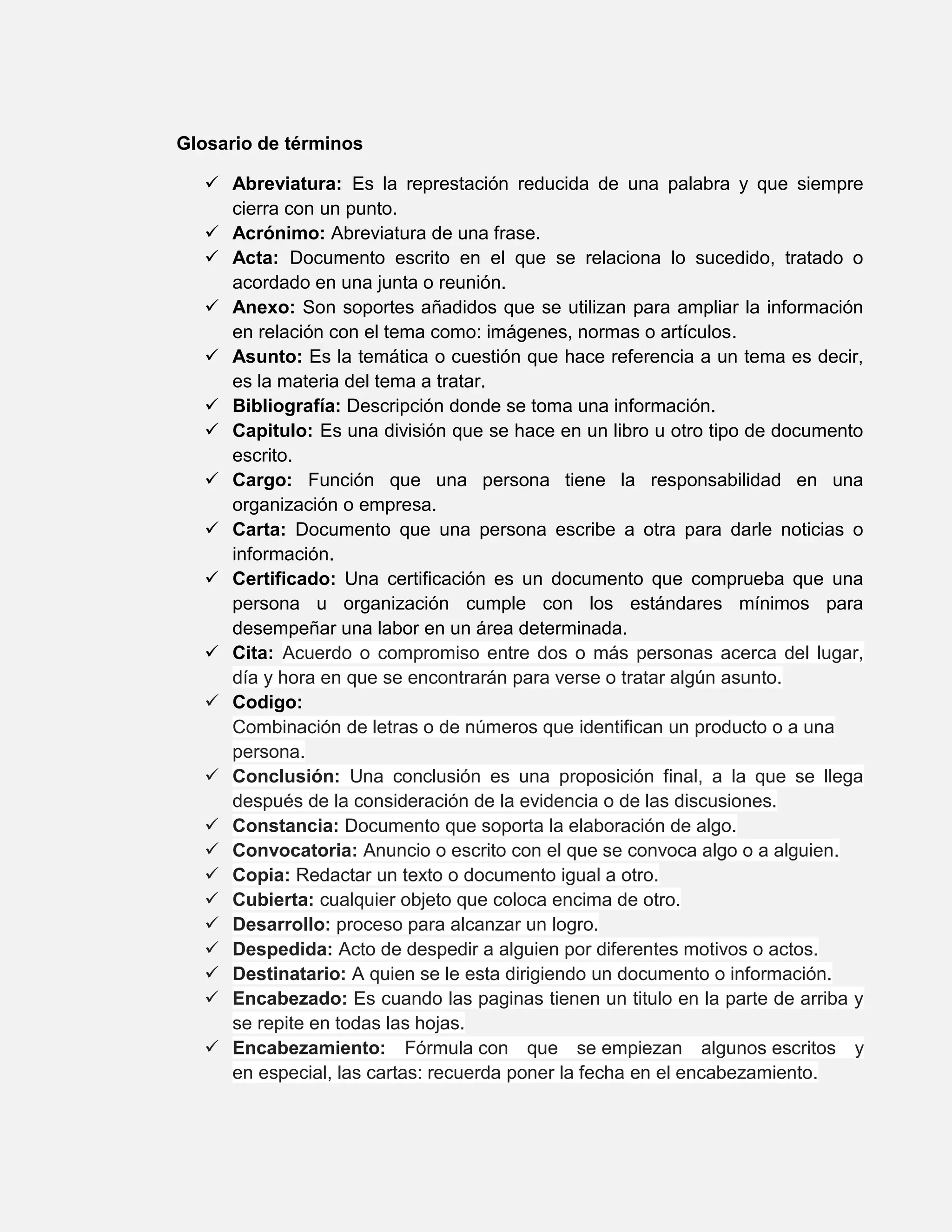 Glosario | PDF